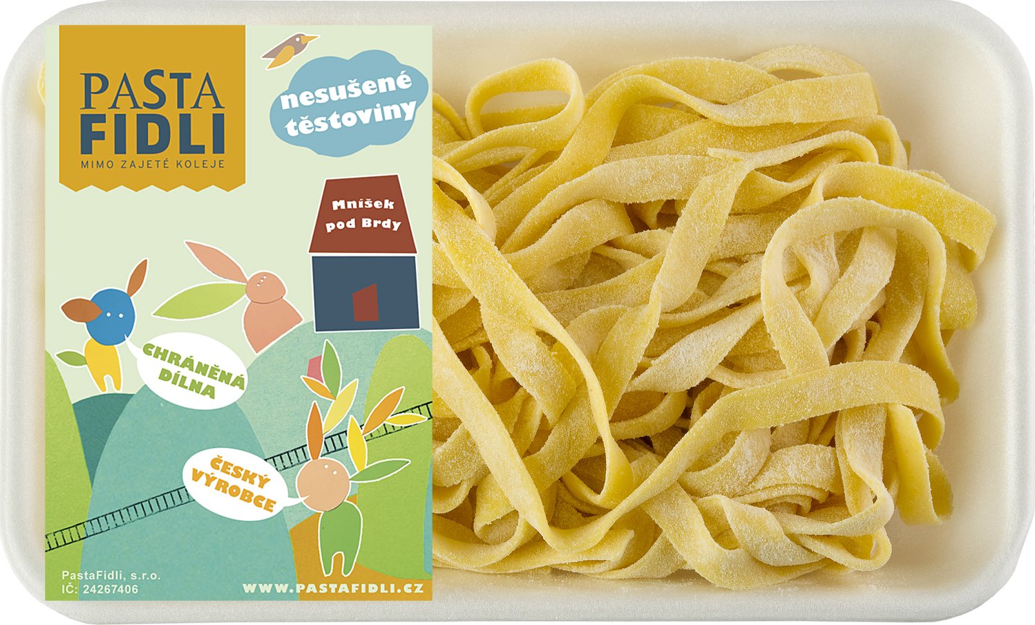 Pasta Fidli Čerstvé těstoviny tagliatelle 300 g - Zbozi.cz