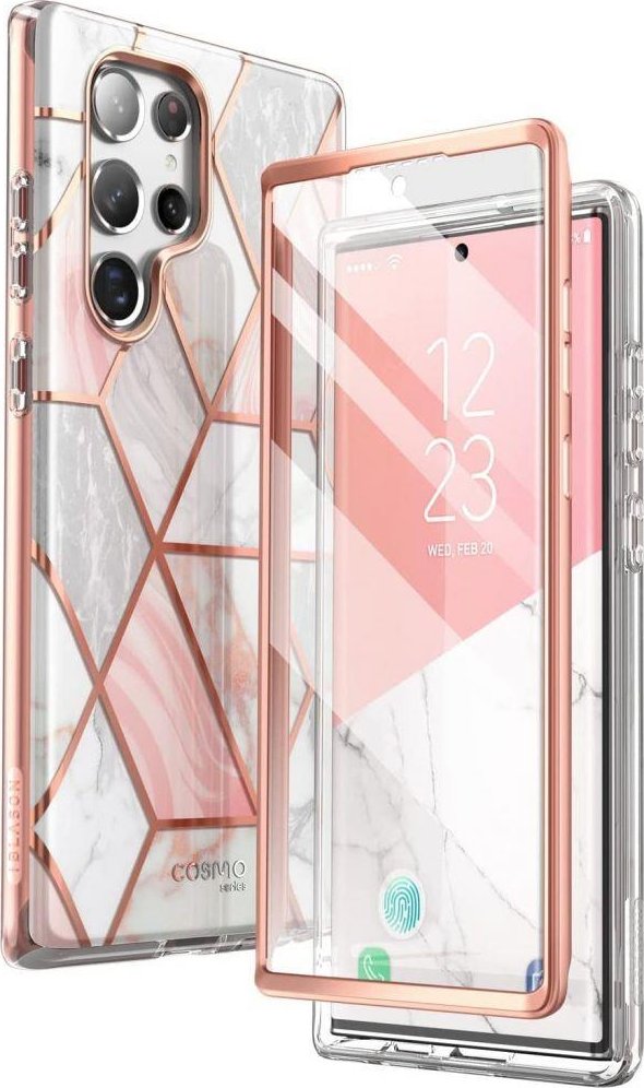 Supcase Cosmo pro Samsung Galaxy S22 Ultra Marble - Zbozi.cz