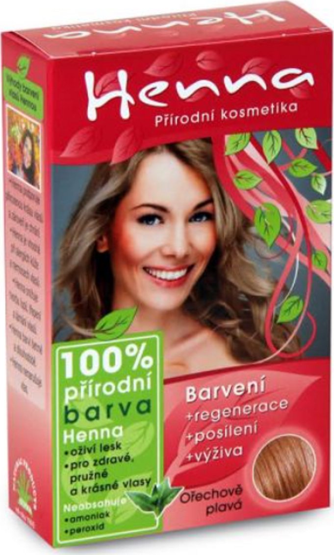 Dubrava Henna přírodní barva na vlasy 33 g 115 ořechově plavá od 89 Kč ...