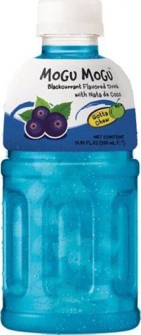 Mogu Mogu Žvýkací nápoj černý rybíz 320 ml od 39 Kč - Zbozi.cz