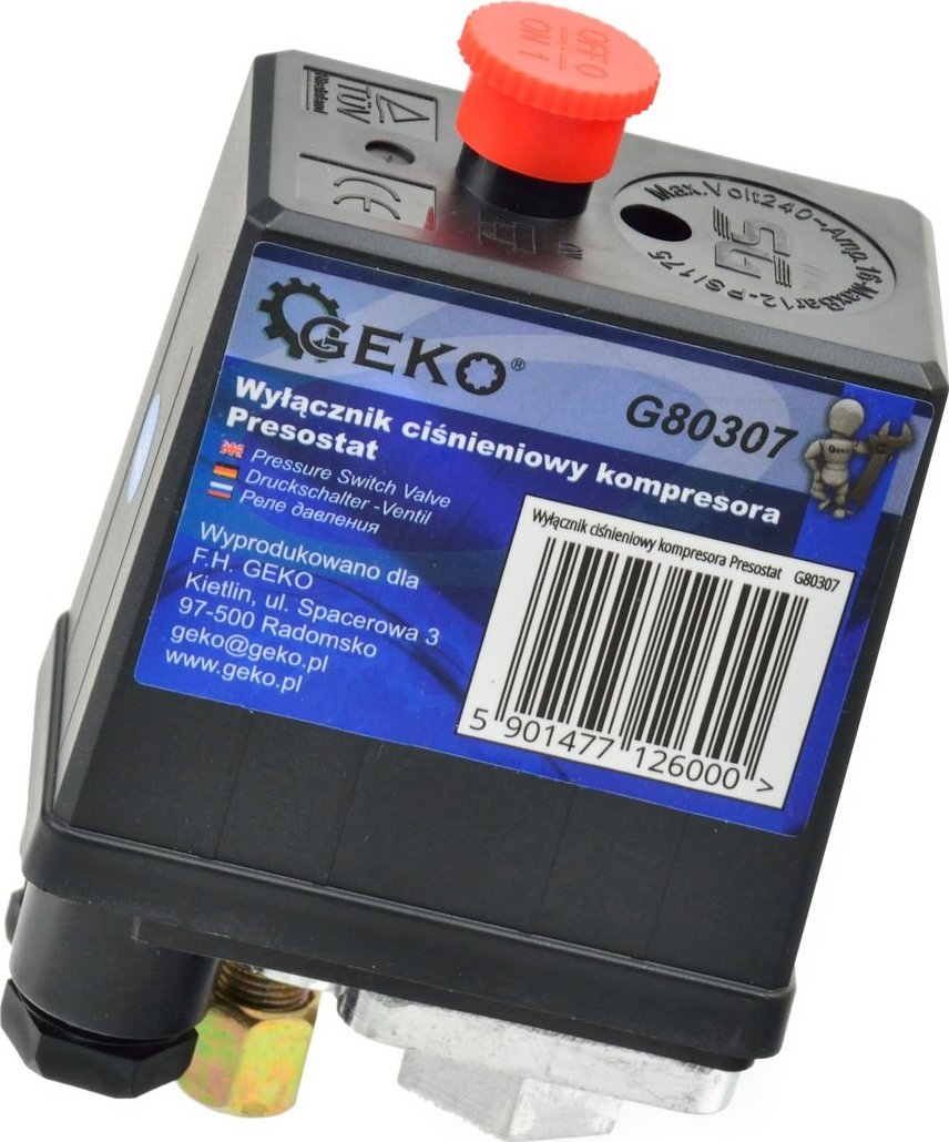 Geko G80307 tlakový spínač od 109 Kč - Zbozi.cz