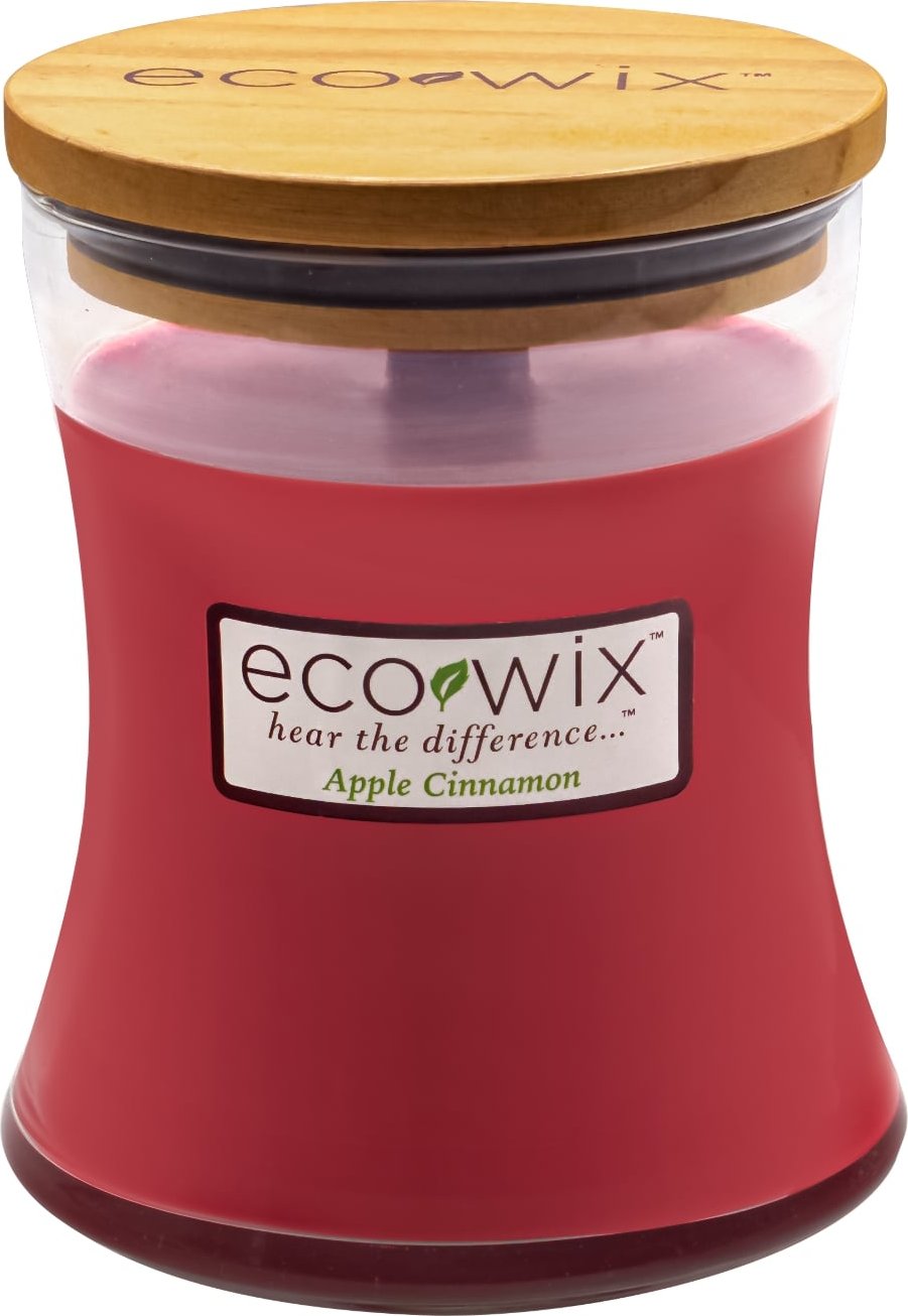 Eco Wix Vonná svíčka s dřevěným knotem 398 g Apple Cinnamon od 299 Kč ...