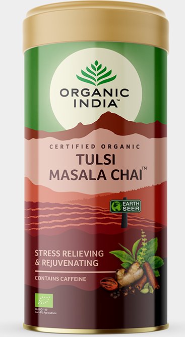 Organic india Tulsi Masala BIO 100 g od 196 Kč - Zbozi.cz