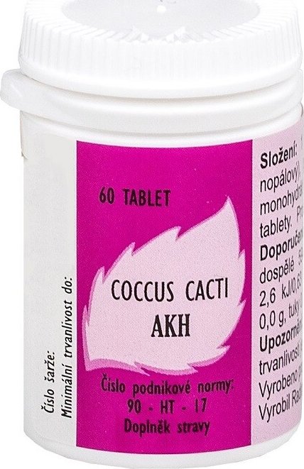 AKH Coccus Cacti 60 tbl. od 169 Kč - Zbozi.cz