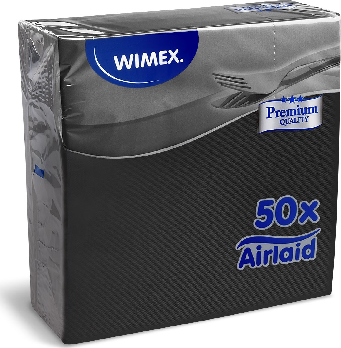 WIMEX Premium Airlaid ubrousky 40 x 40 cm 50 ks černé od 158 Kč - Zbozi.cz