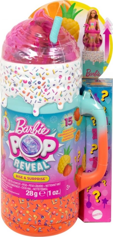 Barbie Pop Reveal HRK57 dárková sada tropické Smoothie od 445 Kč - Zbozi.cz