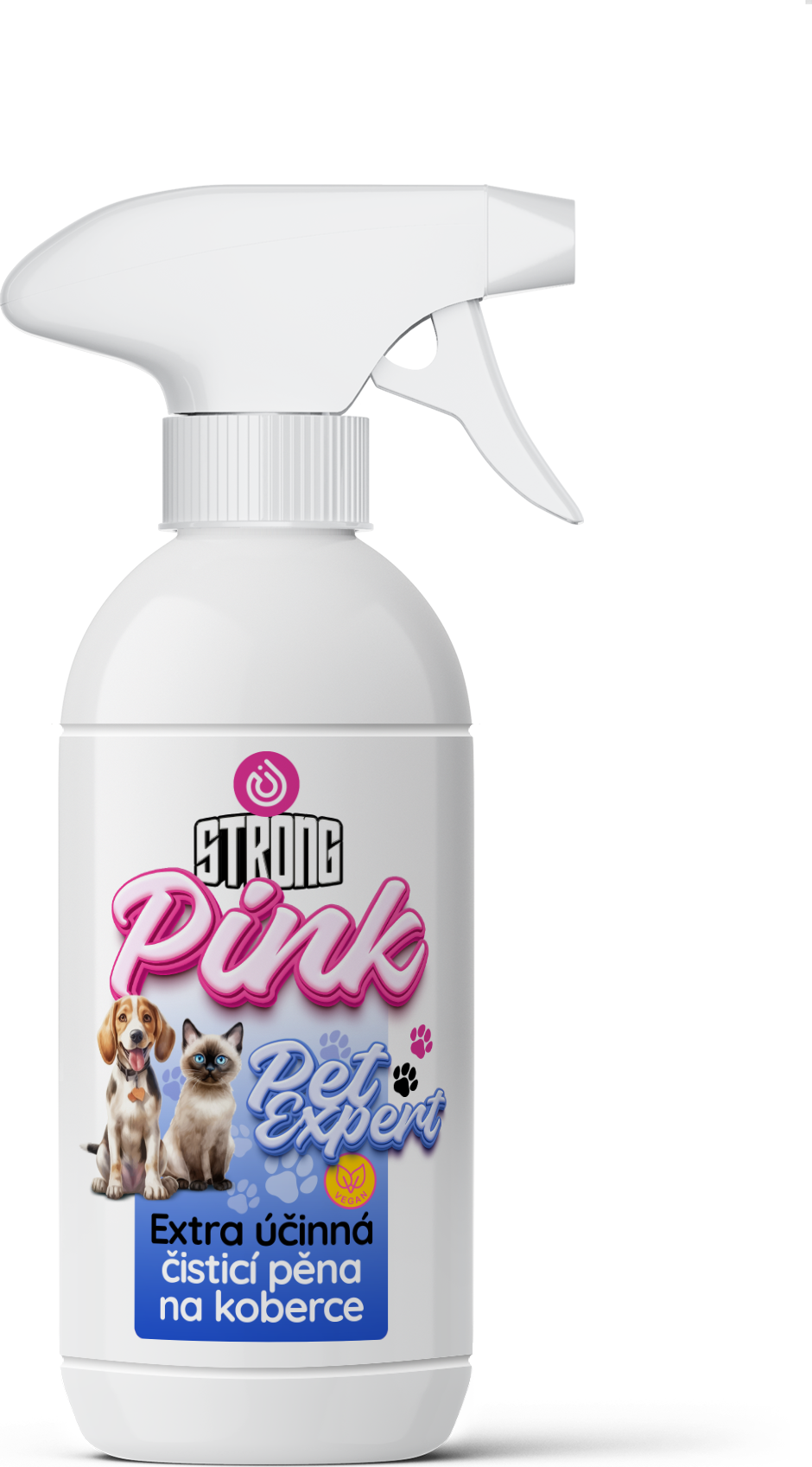 Nanolab Strong Pink čisticí pěna na skvrny od mazlíčků 500 ml od 159 Kč ...