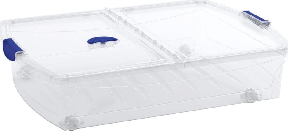 KIS Spinning Latch Box XL 56 l průhledný - Zbozi.cz