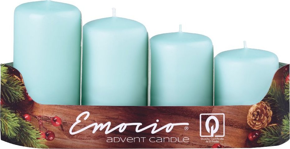 Emocio Adventní svíčky stupňovité 4 cm 4 ks - Zbozi.cz