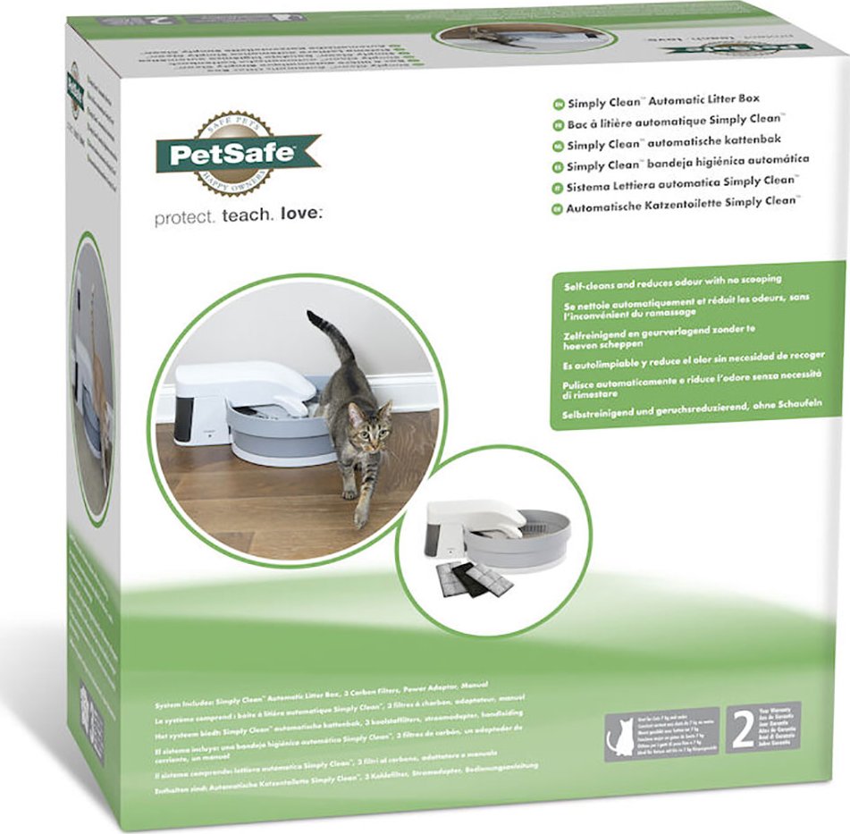 Petsafe Simply Clean Automatic Litter Box 63,5 x 47,6 x 24,8 cm bílý ...