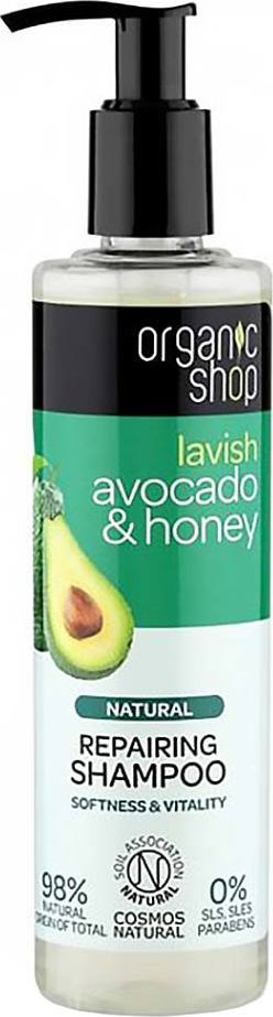 Organic Shop Repairing Shampoo Avocado & Honey 280 ml od 76 Kč - Zbozi.cz