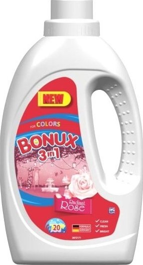 Bonux Color Radiant Rose prací gel 1,1 l - Zbozi.cz