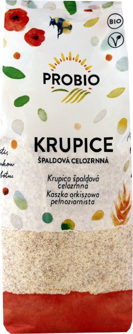 Probio Krupice špaldová celozrnná 400 g od 40 Kč - Zbozi.cz