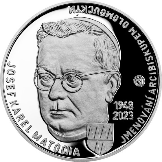 Česká mincovna Stříbrná mince 200 Kč 2023 Josef Karel Matocha Proof 13 ...