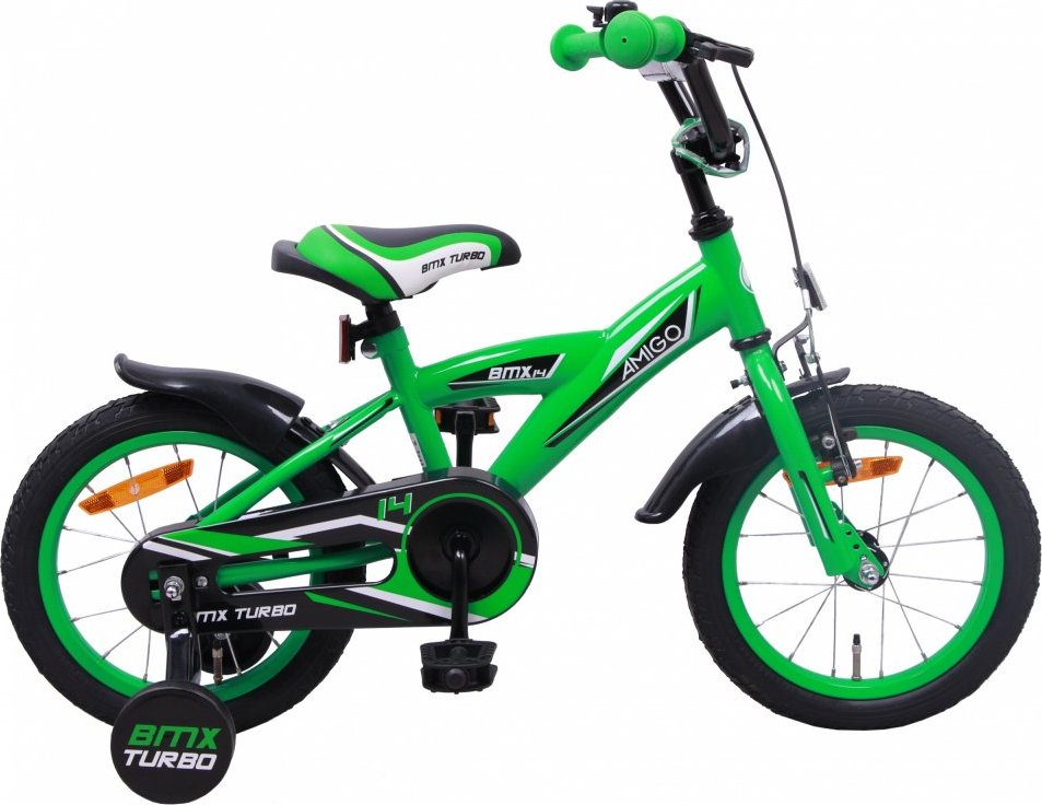 Amigo BMX Turbo 14" zelené - Zbozi.cz