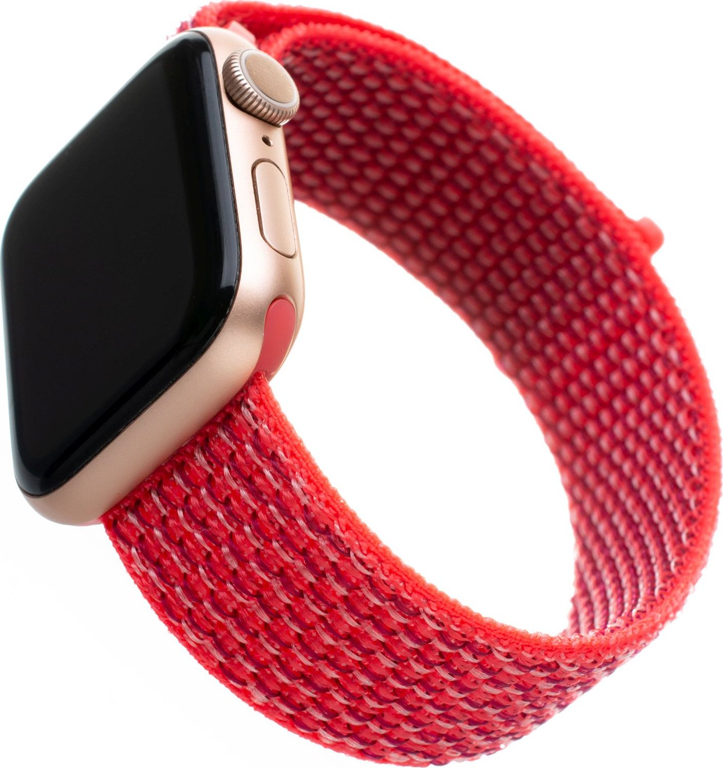 FIXED Nylon Strap pro Apple Watch 44 mm 42 mm tmavě růžový od 249 Kč ...