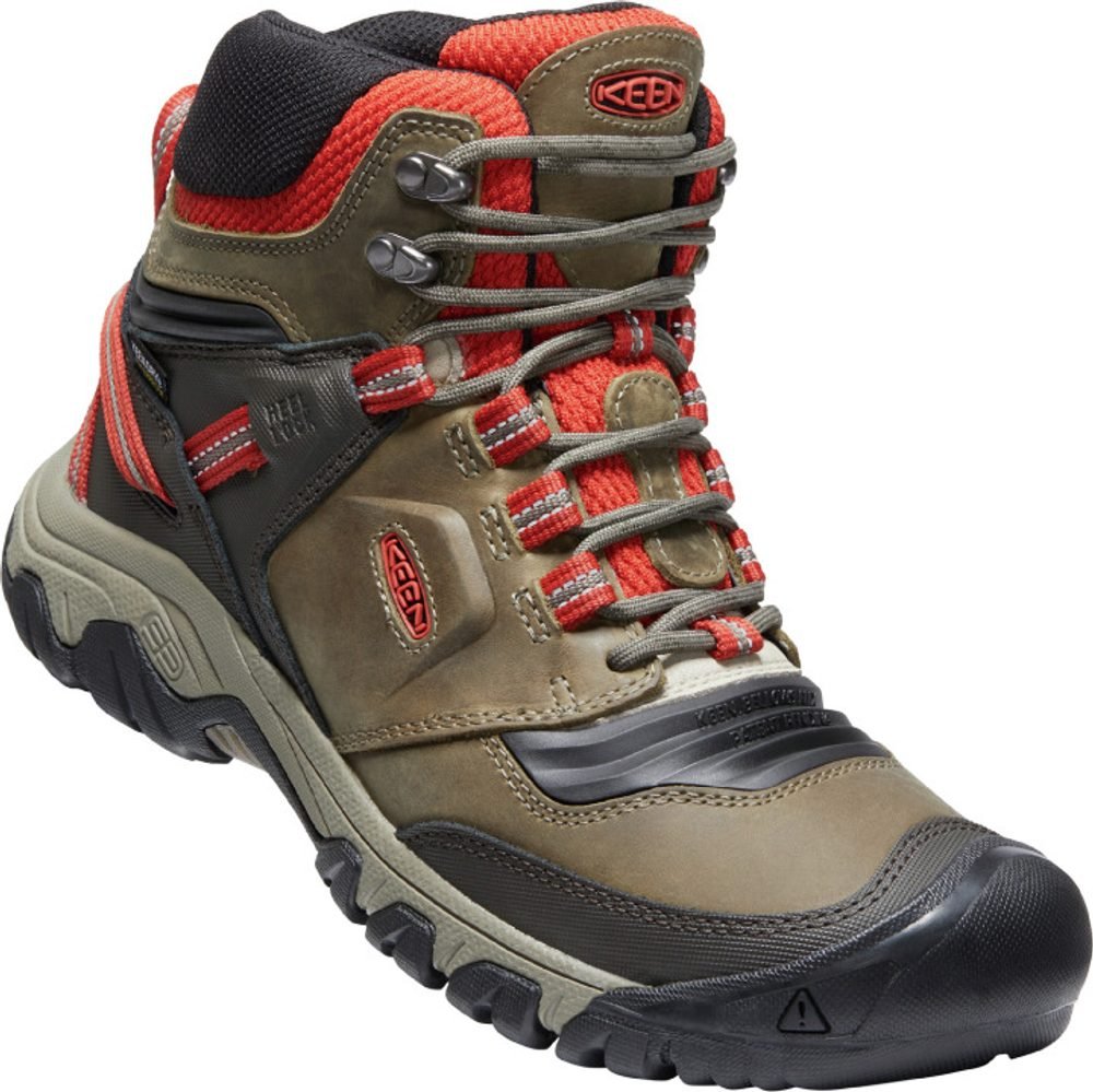 Keen Ridge Flex Mid WP Dark Olive/Ketchup - Zbozi.cz