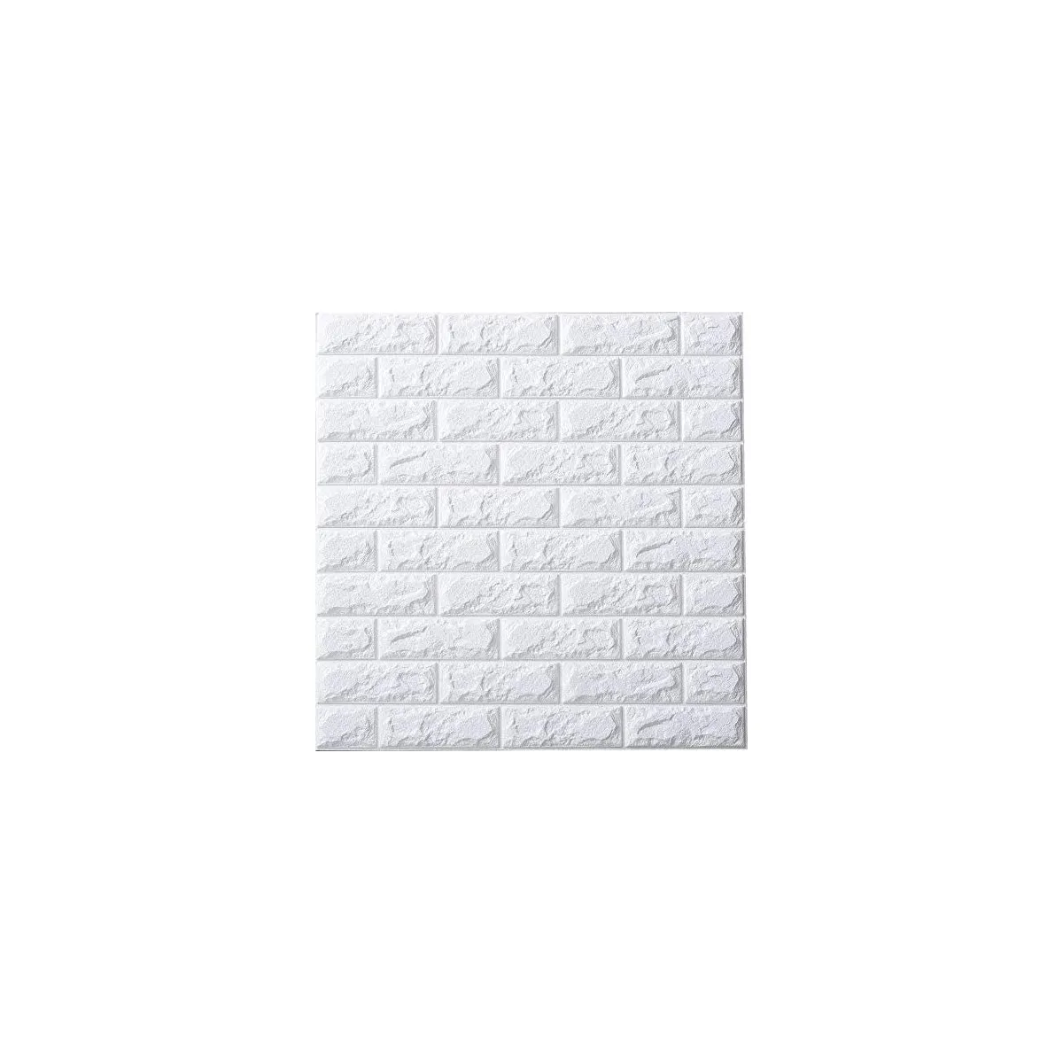 Foto Obklad Samolepicí 3D panely bílá cihla 70 x 77 cm - Zbozi.cz