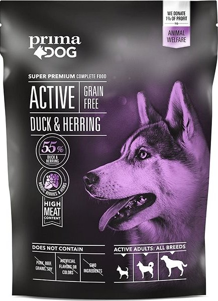PrimaDog Active Adult Duck/Herring 1,5 kg - Zbozi.cz