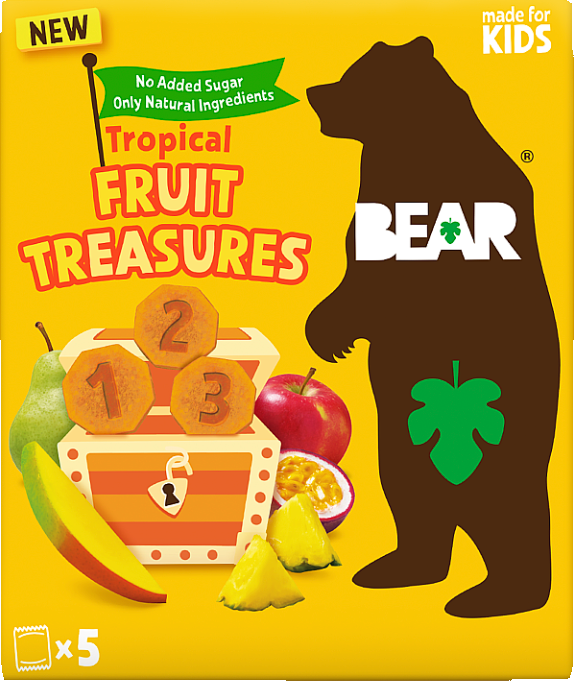 BEAR Fruit Treasures Tropical mango/marakuja 5x 20 g od 69 Kč - Zbozi.cz