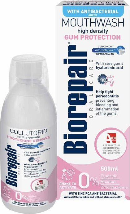 Biorepair Mouthwash Gum Protection 500 ml od 110 Kč - Zbozi.cz