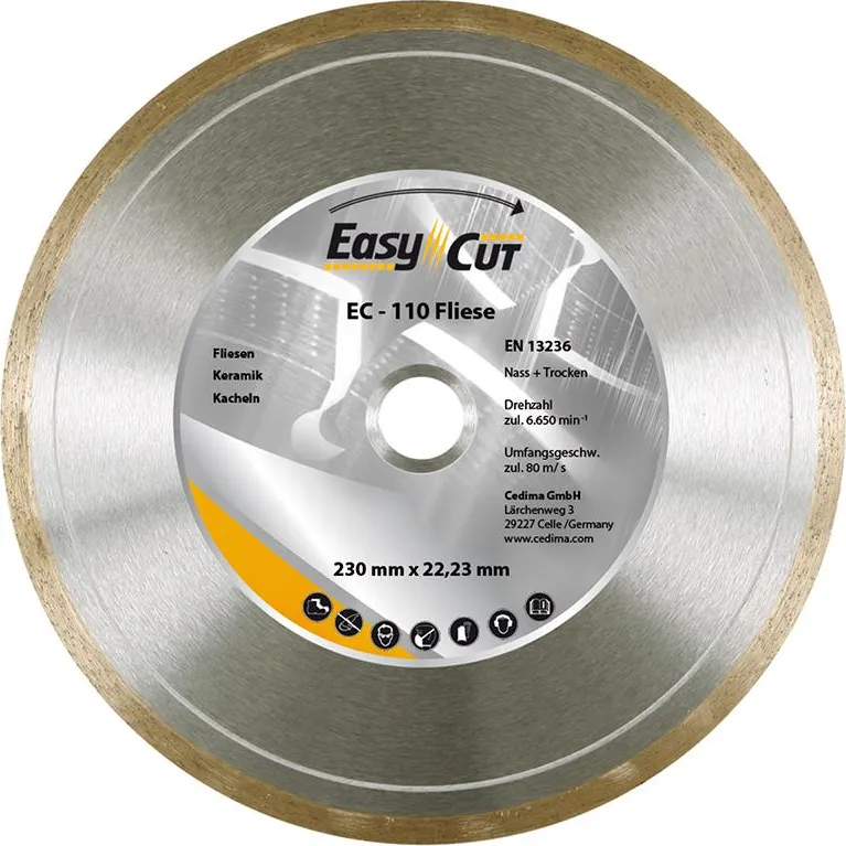 Foto Cedima Easy Cut EC-110 diamantový kotouč 125 x 1 mm - Zboží