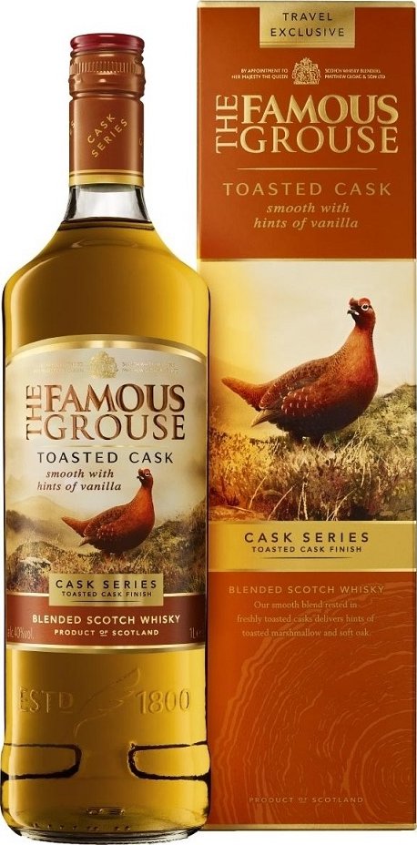 The Famous Grouse Toasted Cask 40 % 1 l box od 685 Kč - Zbozi.cz