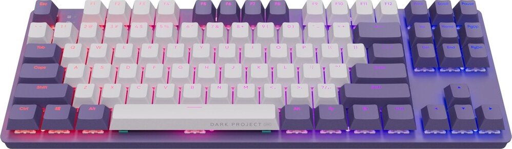 Dark Project One KD87A US Skeleton Violet/White - Zbozi.cz
