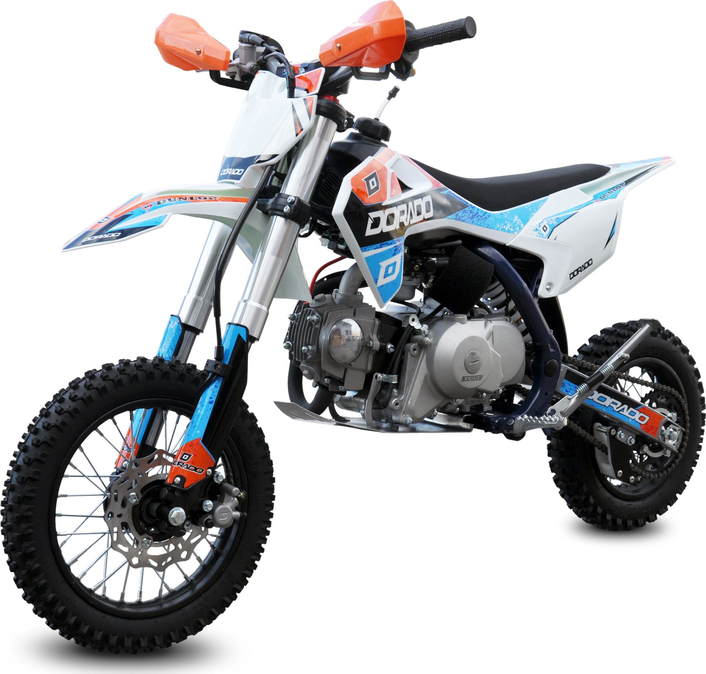 Dorado Pitbike DK90 90 ccm 4T 12/10" bílá/oranžová/modrá od 18 490 Kč ...