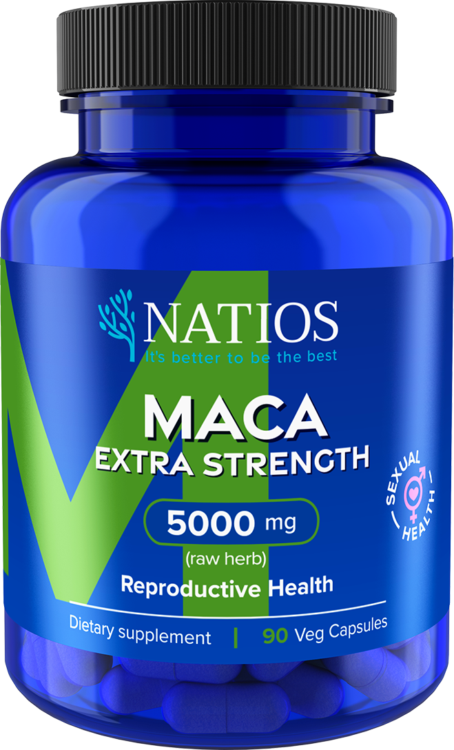 Natios Maca Extra Strength 5000 mg 90 cps. od 299 Kč - Zbozi.cz
