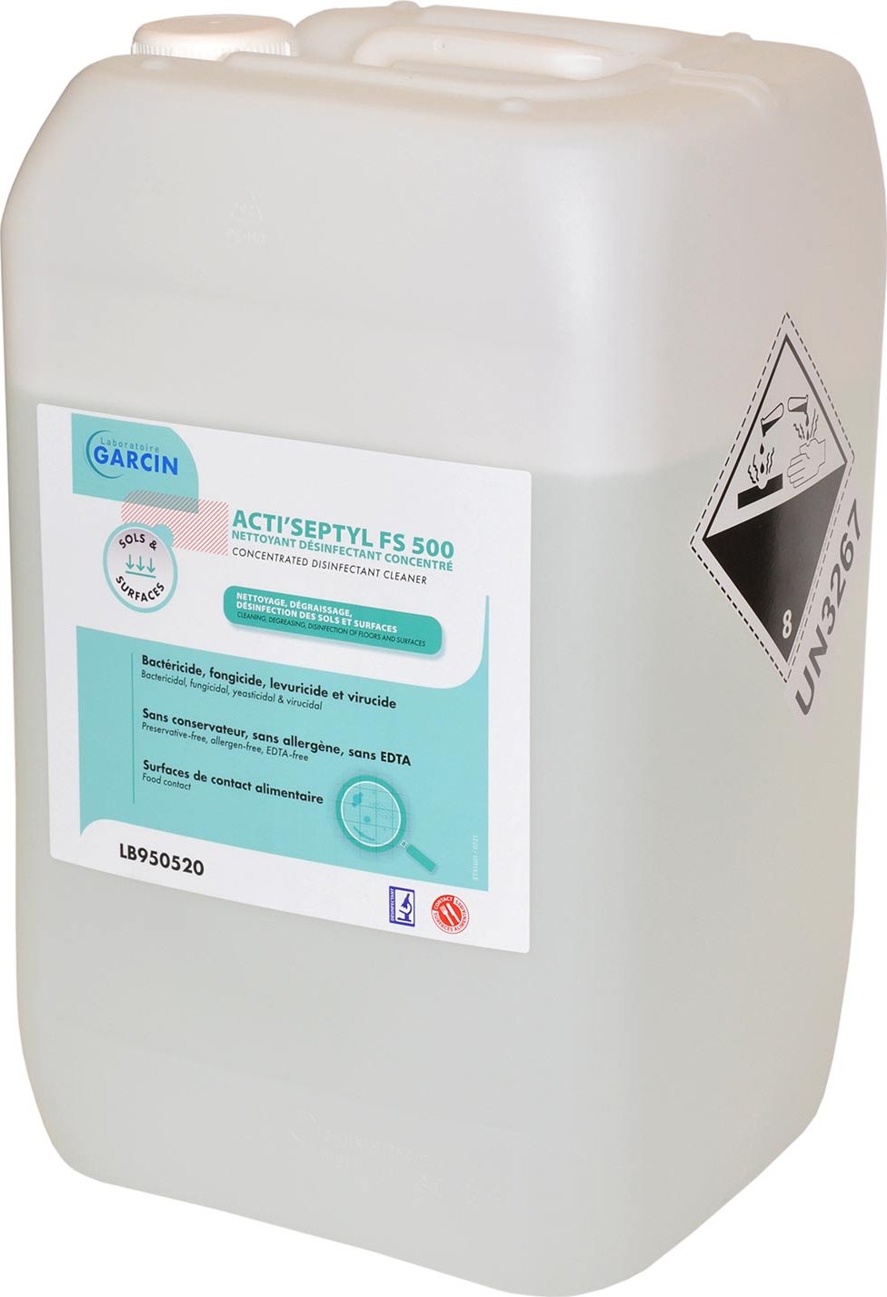 Laboratoire Garcin Acti'Septyl FS 500 20 l od 4 840 Kč - Zbozi.cz