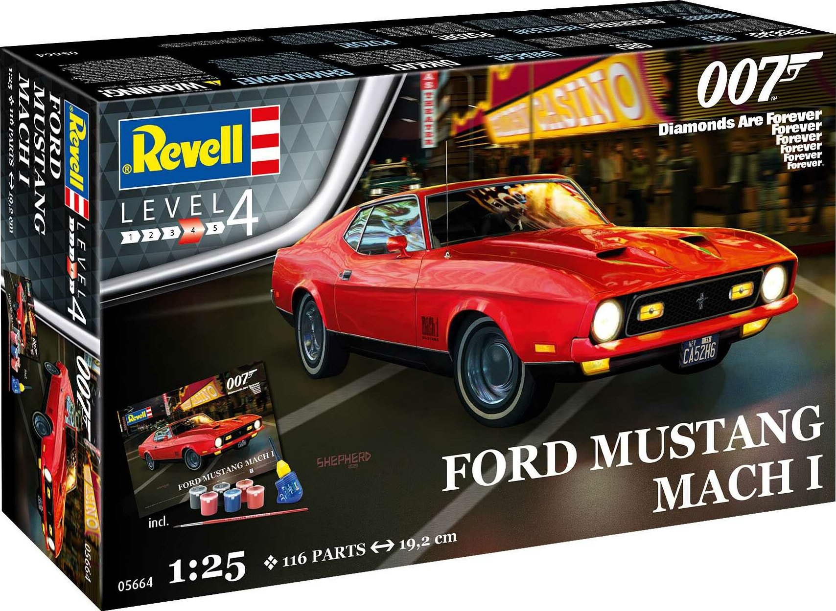 Revell Ford Mustang I Diamonds Are Forever 007 1:25 od 1 139 Kč - Zbozi.cz