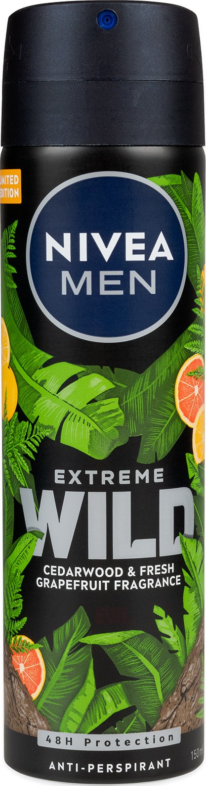 Nivea Men Extreme Wild Cedarwood & Fresh Grapefruit antiperspirant ...