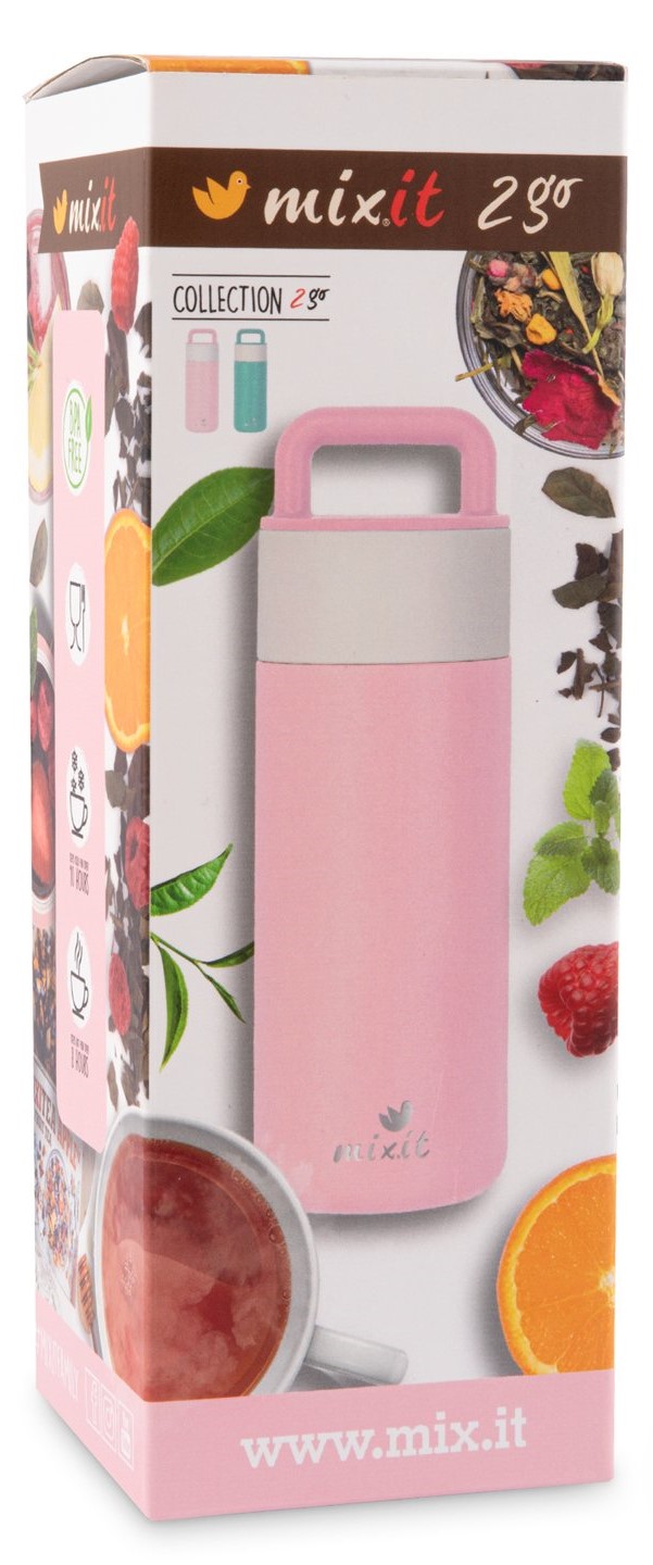 Mixit 2go termoska s čajovým sítkem 420 ml od 365 Kč - Zbozi.cz