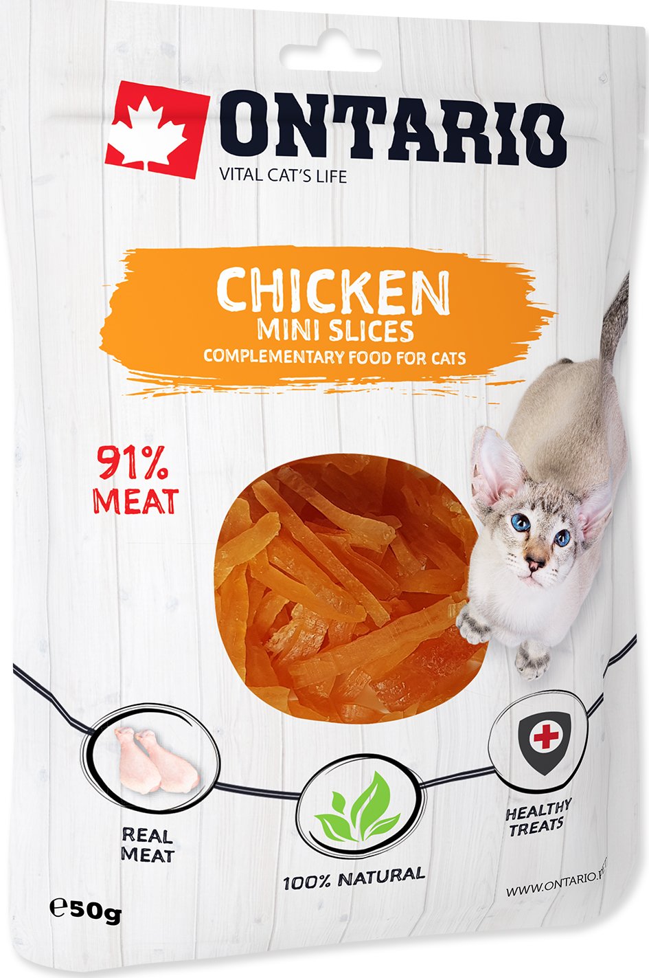 Ontario Mini Chicken Slices 50 g od 38 Kč - Zbozi.cz