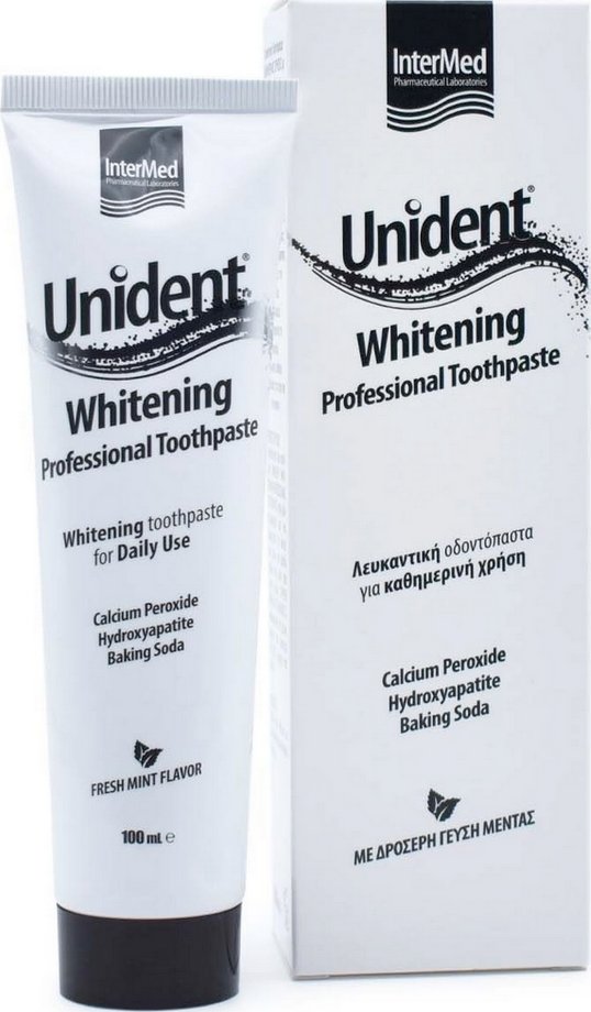 InterMed Unident Whitening bělící zubní pasta 100 ml od 249 Kč - Zbozi.cz