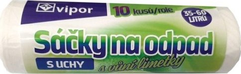 Vipor Pytle na odpad extra pevné s uchy limetka bílé 35-60 l 10 ks od ...