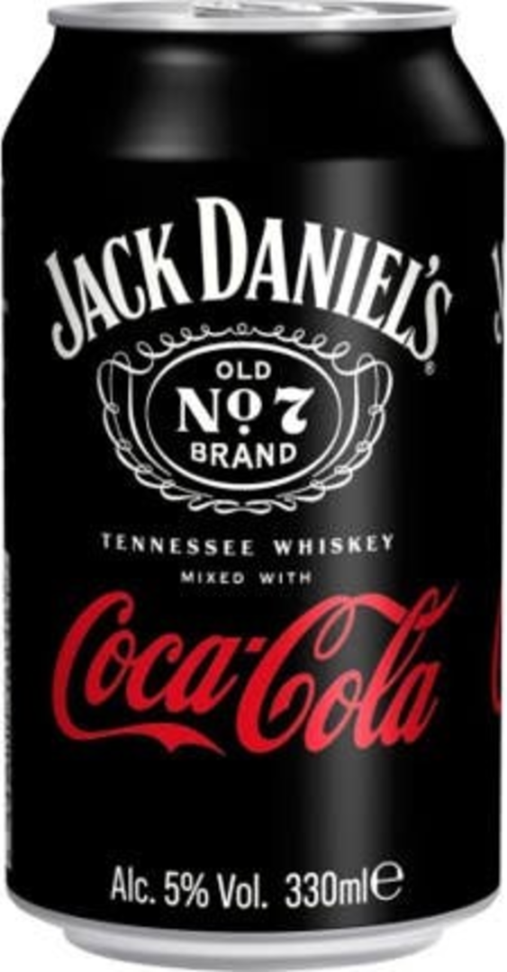 Jack Daniel's Tennessee Whiskey Mixed With Coca-Cola 330 ml od 60 Kč ...