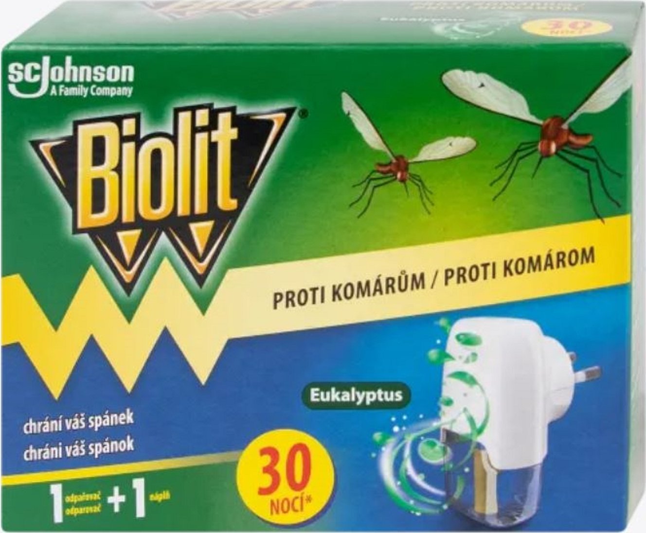 Biolit Eukalyptus elektrický odpařovač proti komárům + náplň 21 ml od ...