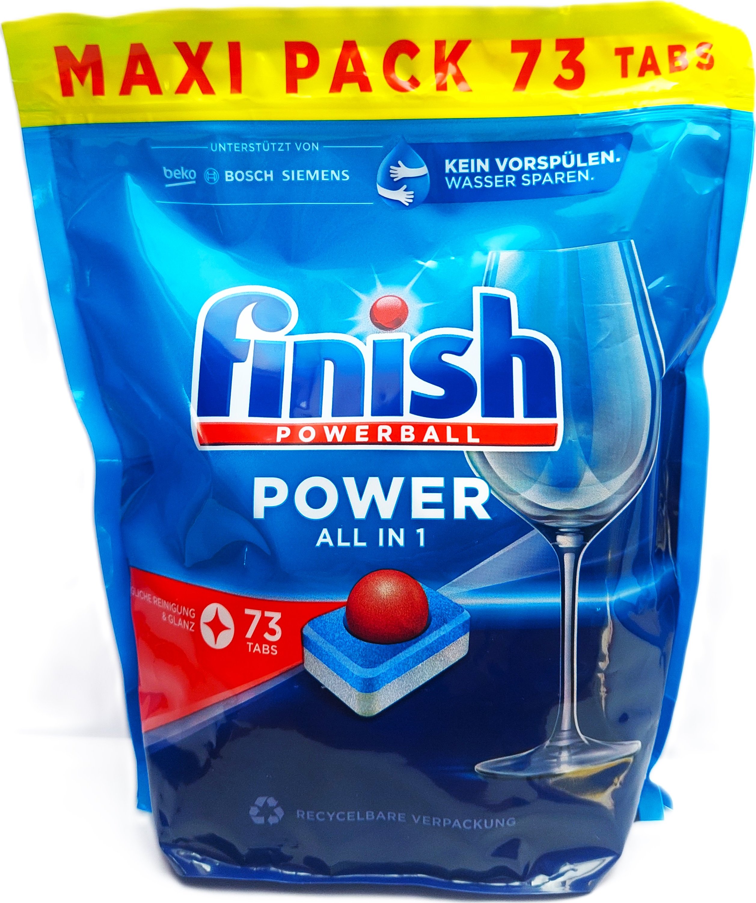 Finish Powerball Power All In 1 tablety do myčky 73 ks od 598 Kč - Zbozi.cz