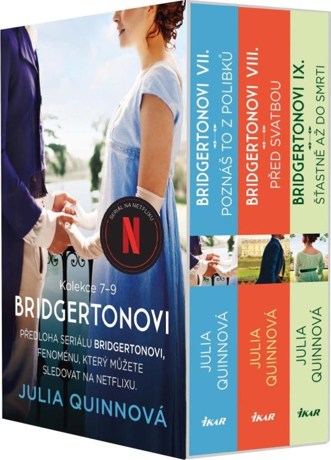 Bridgertonovi - Julia Quinn (2024, brožovaná, komplet 7-9) od 581 Kč ...
