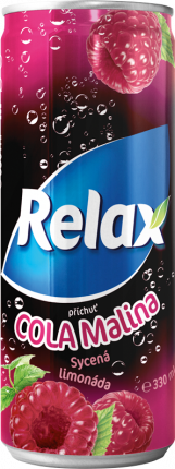 Relax Cola malina plech 330 ml - Zbozi.cz