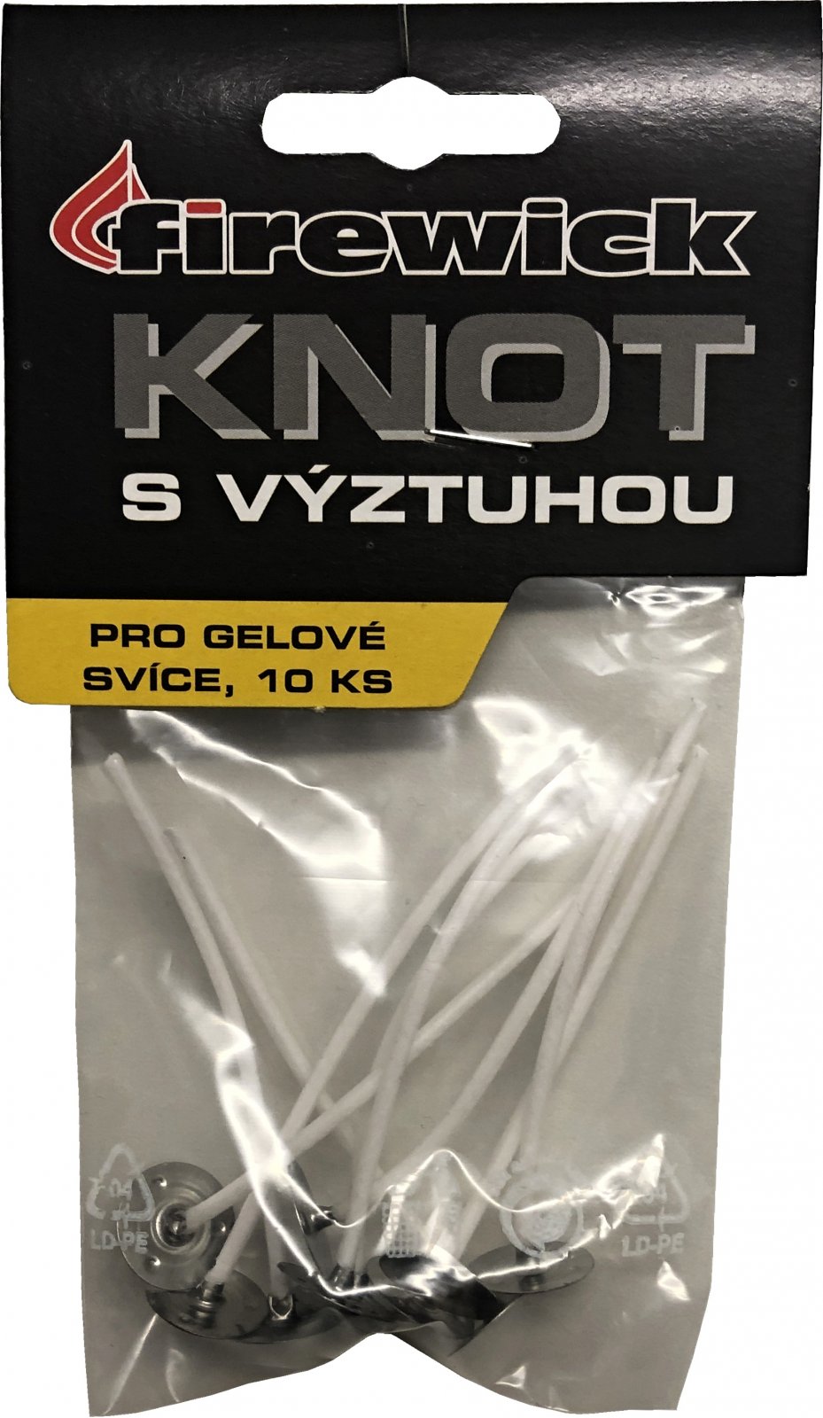 Fire Knot s výztuhou pro gelové svíce 7 cm 10 ks - Zbozi.cz