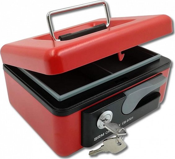 SRM Cash Box CB-9701 červená - Zbozi.cz