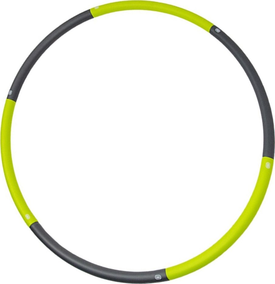 Sportvida Hula Hoop 90 cm šedá/limetková - Zbozi.cz