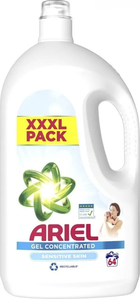 Foto Prací gel Ariel Sensitive Skin 3,52 l - Zbozi.cz