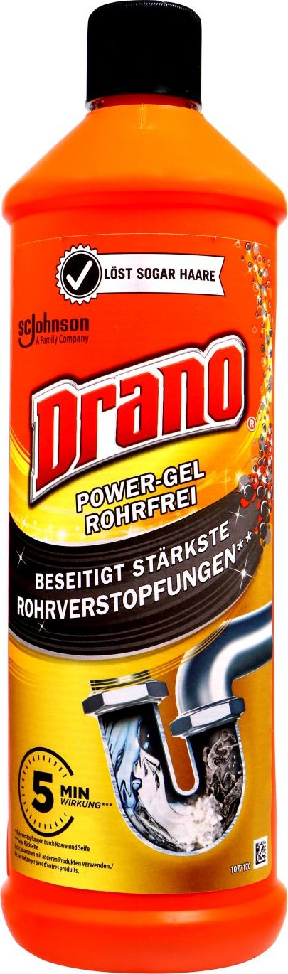 Drano Power Gel Rohrfrei, 1 l od 93 Kč - Zbozi.cz