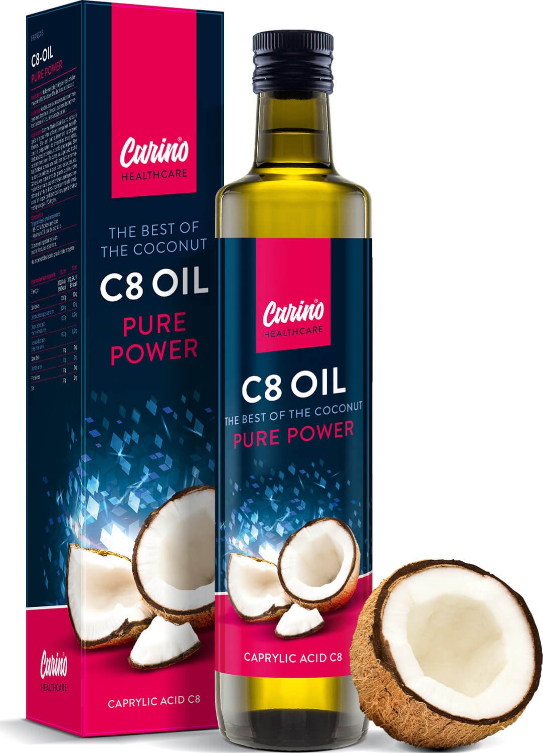 Carino Healthcare C8 Oil 500 ml od 589 Kč - Zbozi.cz