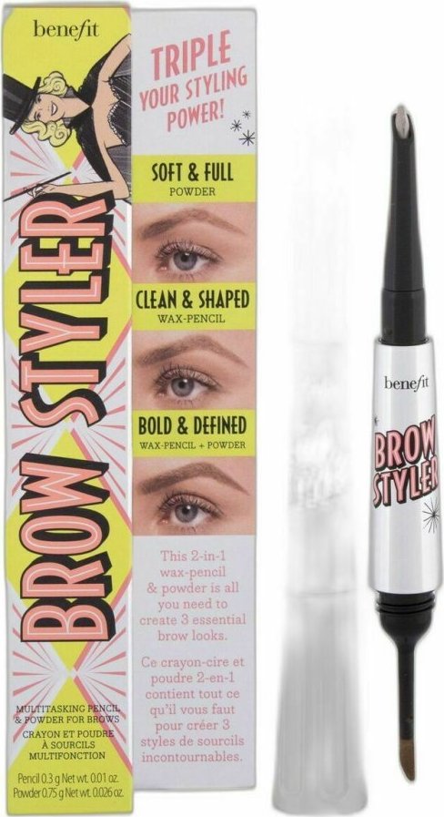 Benefit Brow Styler Multitasking Pencil & Powder 1,05 g 2 Warm Golden ...