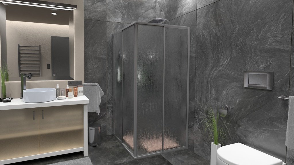 Feel Rio Chrom 88 x 88 x 180 kout plast - Zbozi.cz